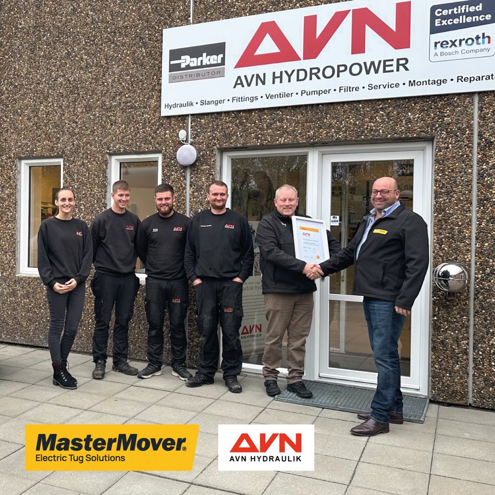 MasterMover Partners with AVN Hydraulik for Service in Denmark